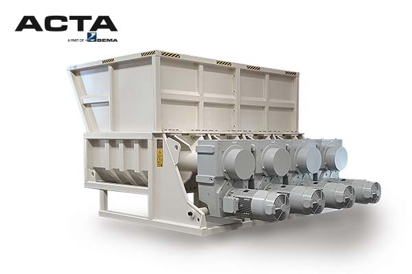 ACTA bale opener for plastic waste | from BEMA A/S
