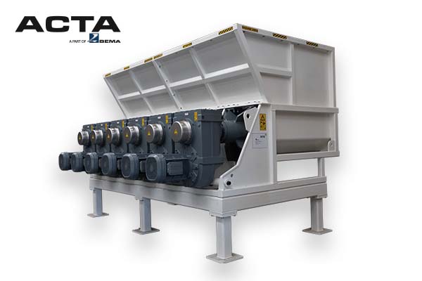 ACTA bale opener for plastic waste | from BEMA A/S